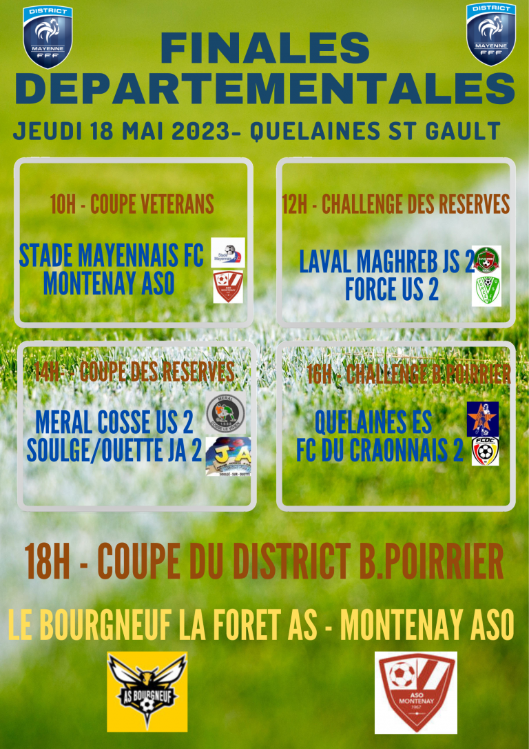 Finales Coupes et Challenge du District – DISTRICT DE FOOTBALL DE LA ...